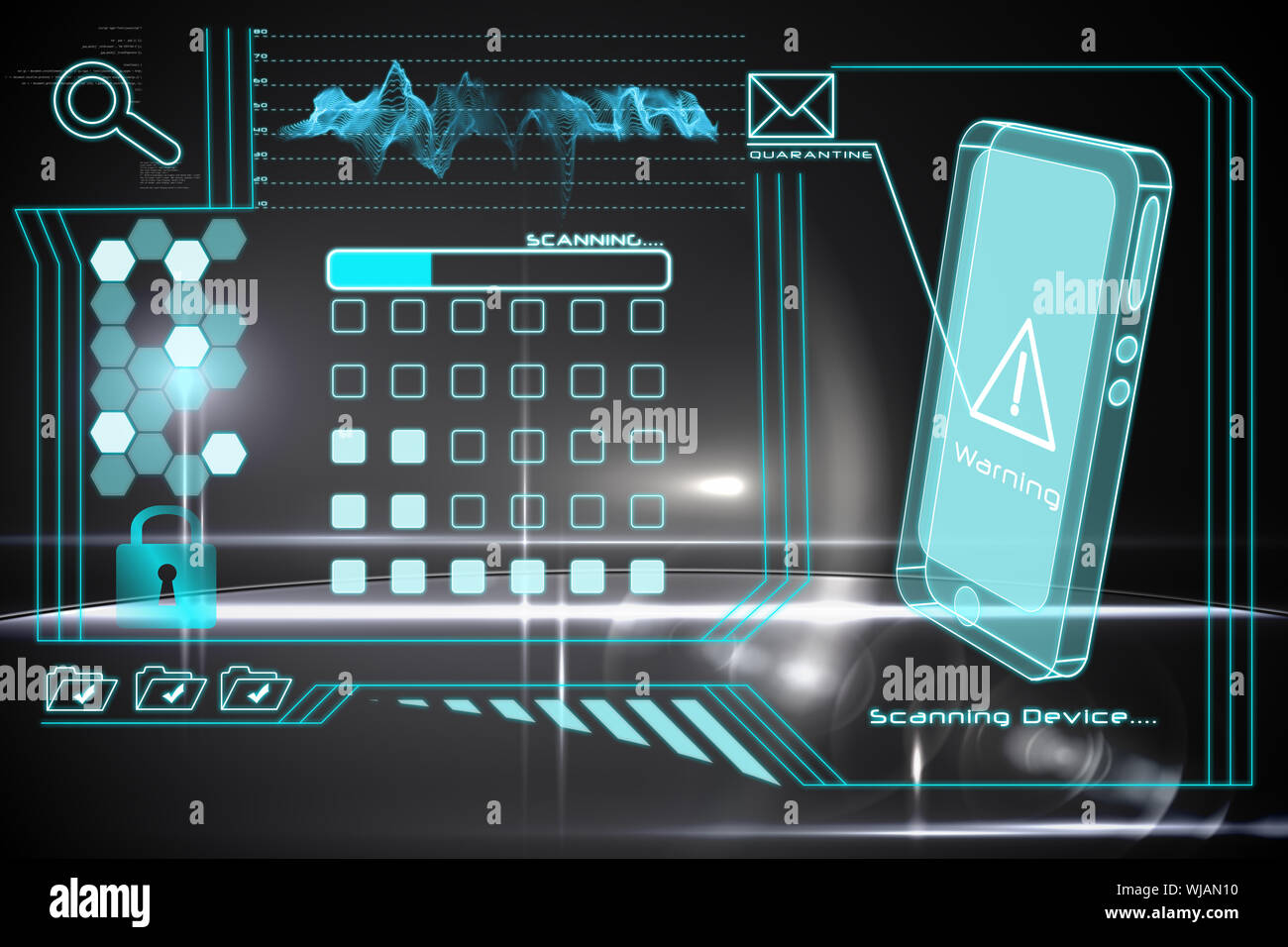 Interface scanning hi-res stock photography and images - Alamy