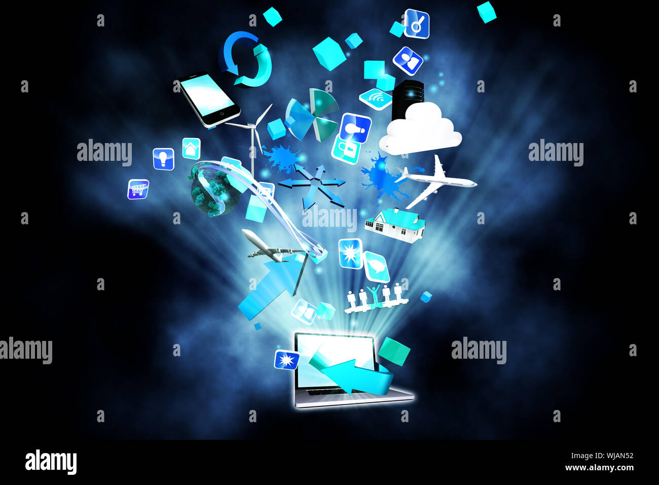 Computer device icon hi-res stock photography and images - Alamy