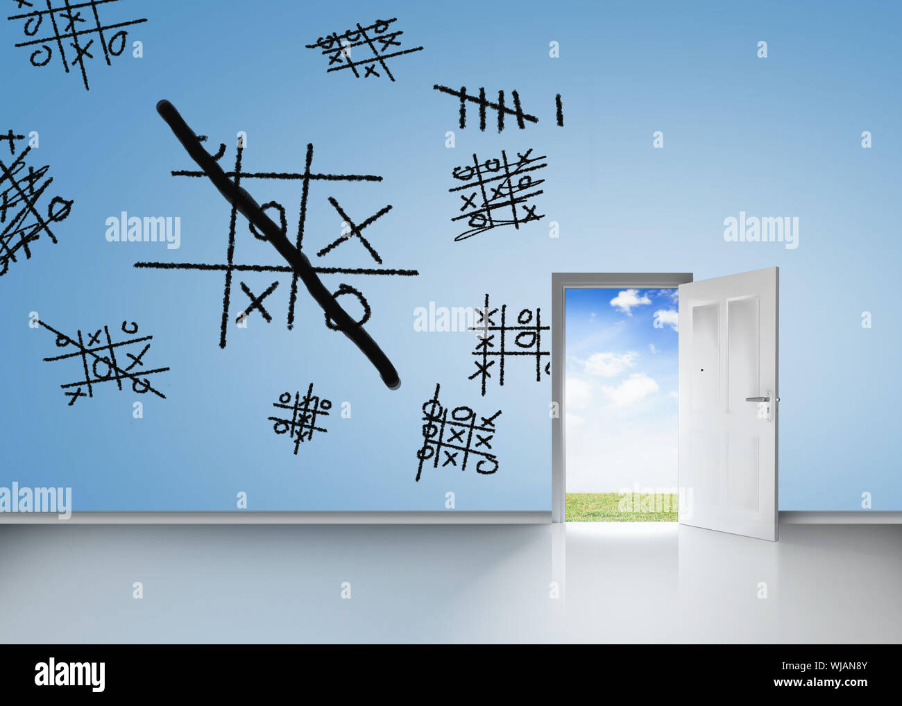 Door opening out hi-res stock photography and images - Alamy