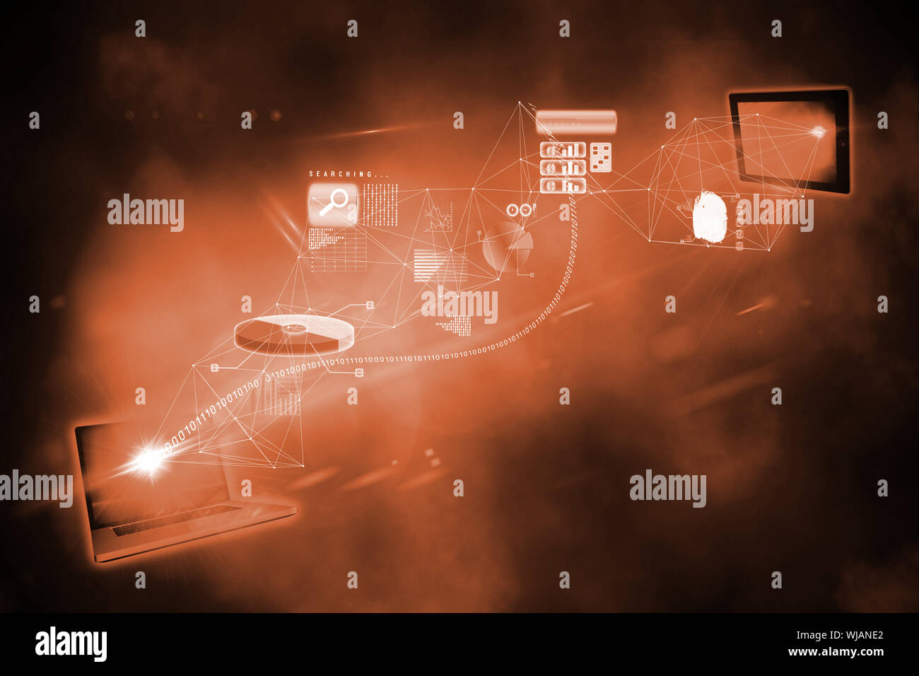 File transfer background Stock Photo - Alamy