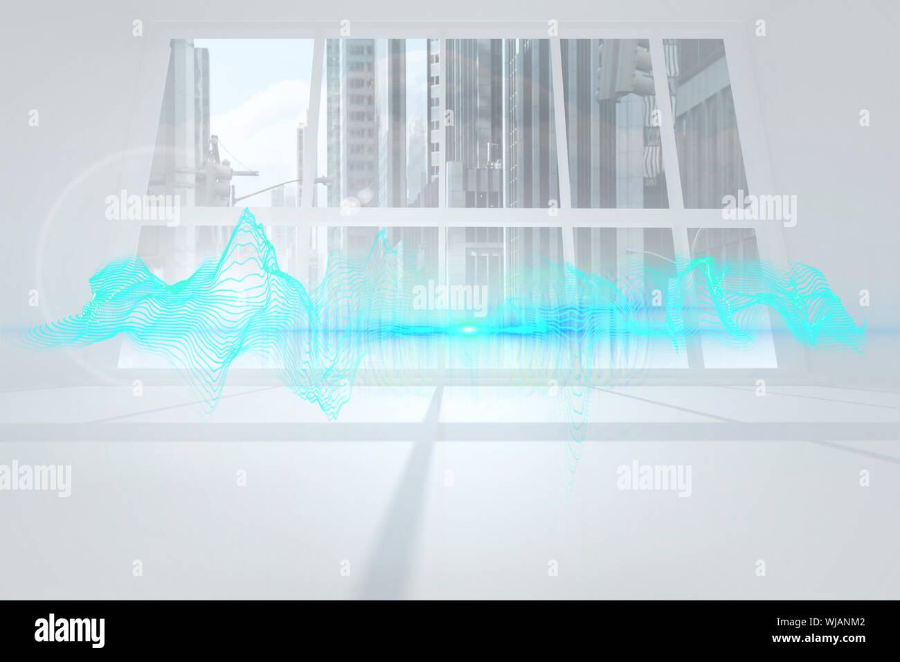 Abstract design in blue Stock Photo - Alamy