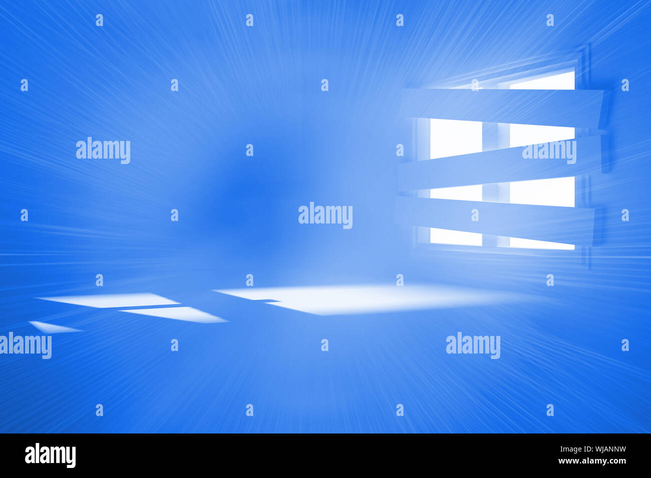 Blue window light hi-res stock photography and images - Alamy