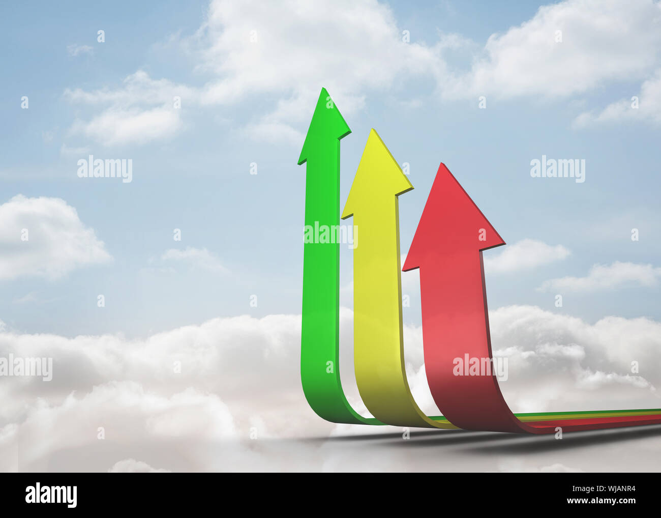 Curved arrows hi-res stock photography and images - Alamy