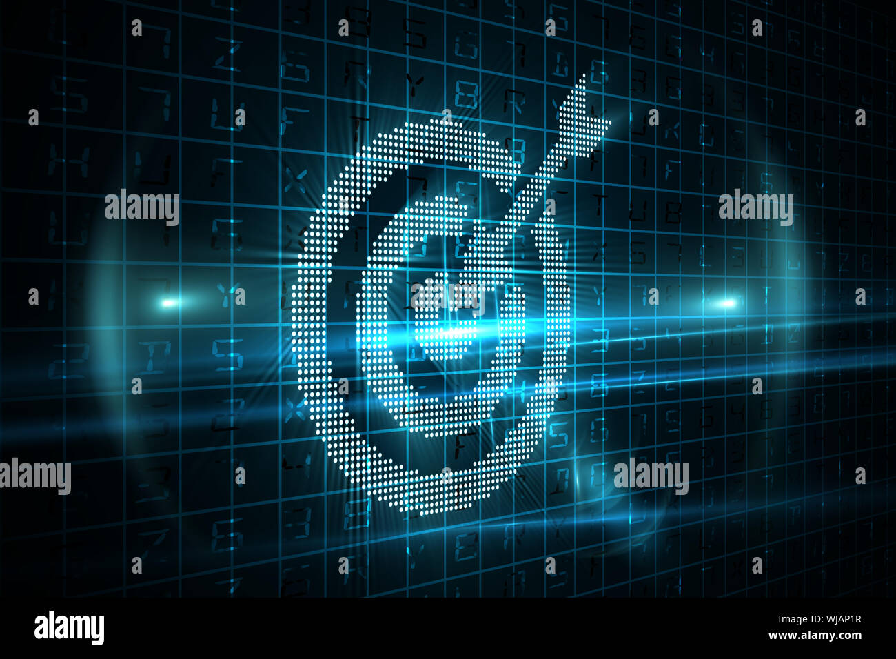 Digital light arrow hi-res stock photography and images - Alamy