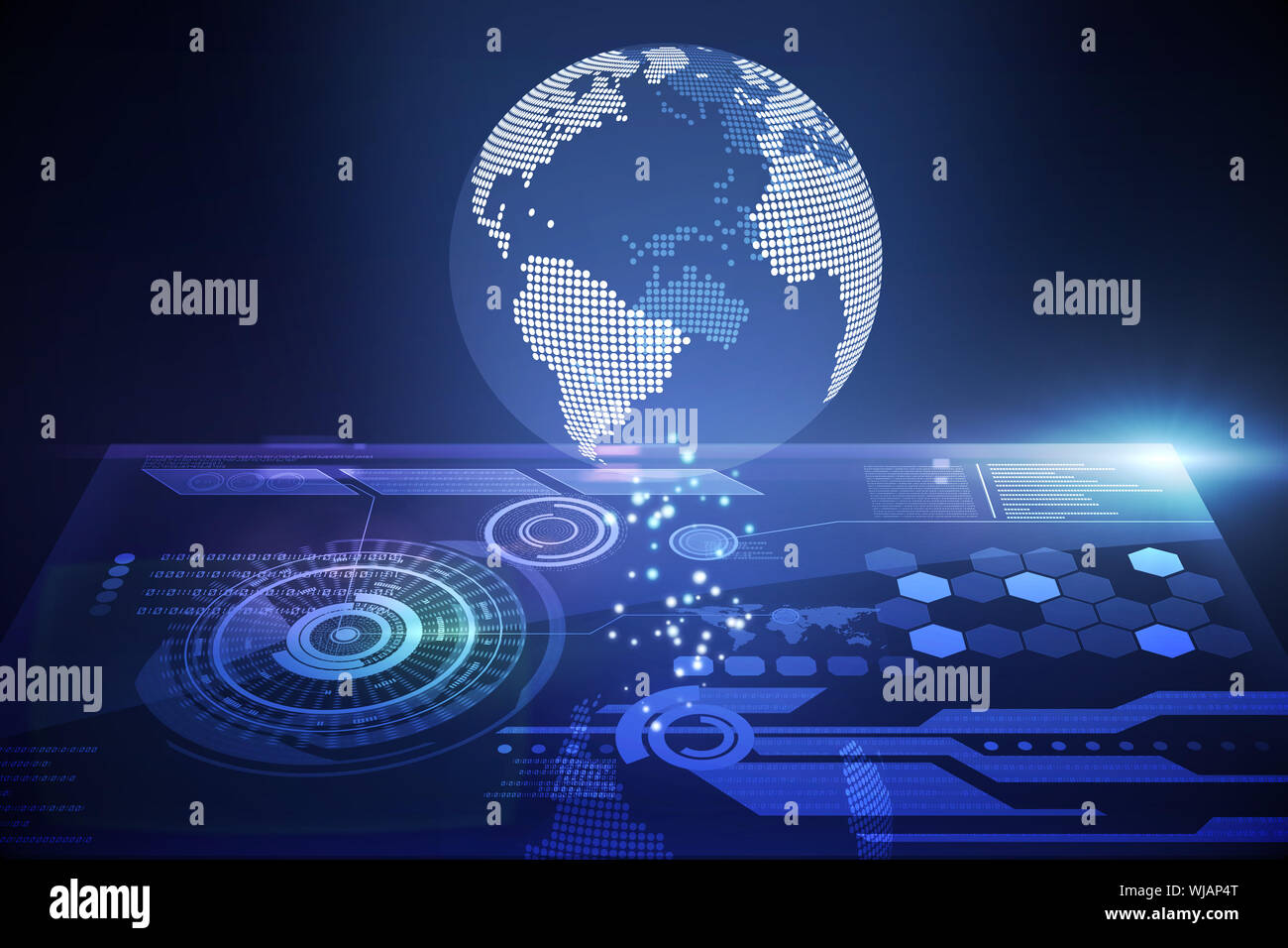 Purple futuristic hi-res stock photography and images - Alamy