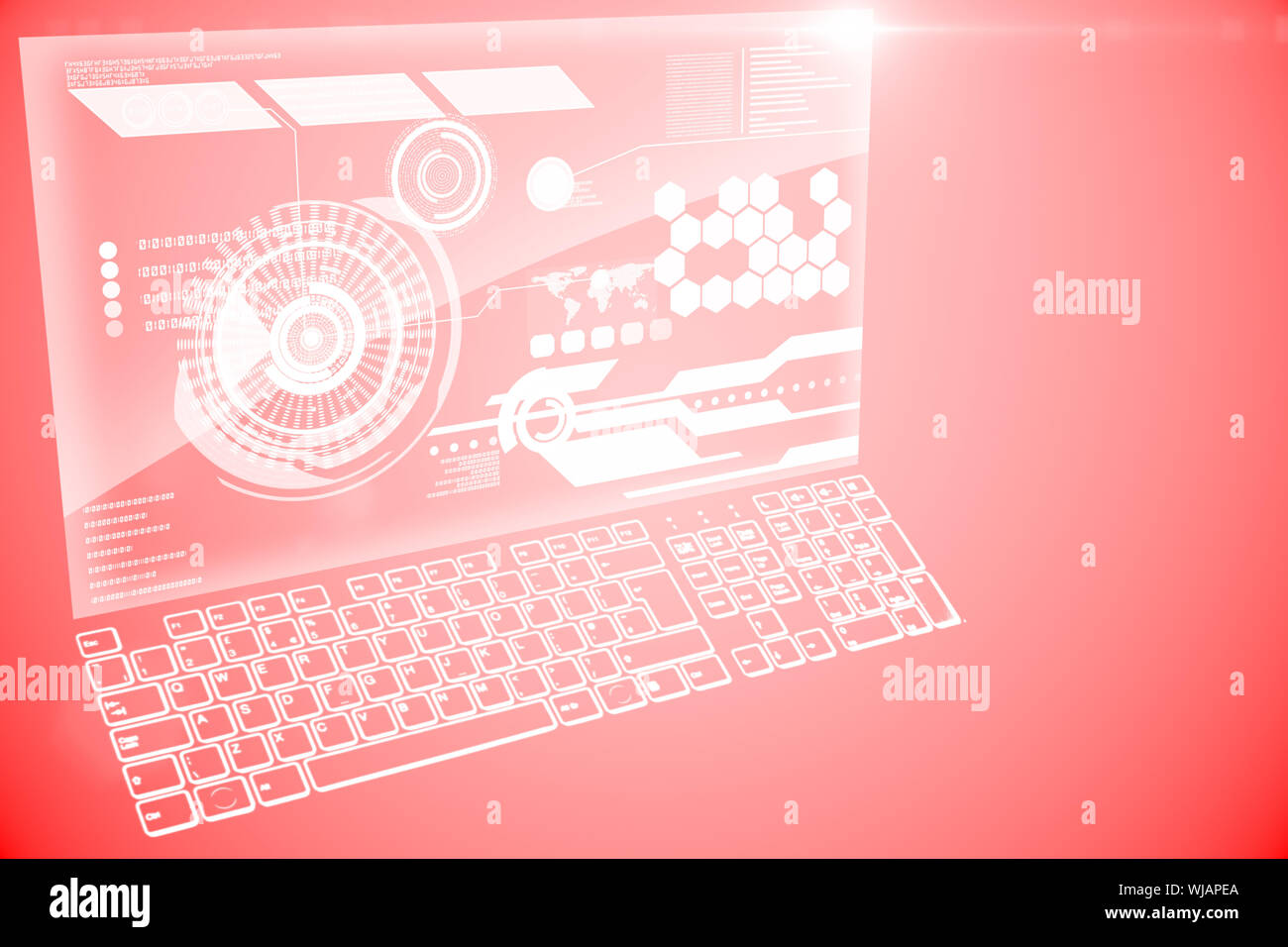 Futuristic technology interface Stock Photo - Alamy