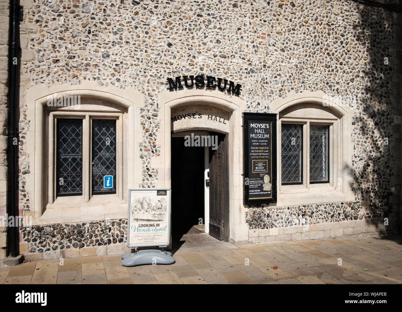 Moyse's Hall Museum housed in a medieval building in the Marketplace ...