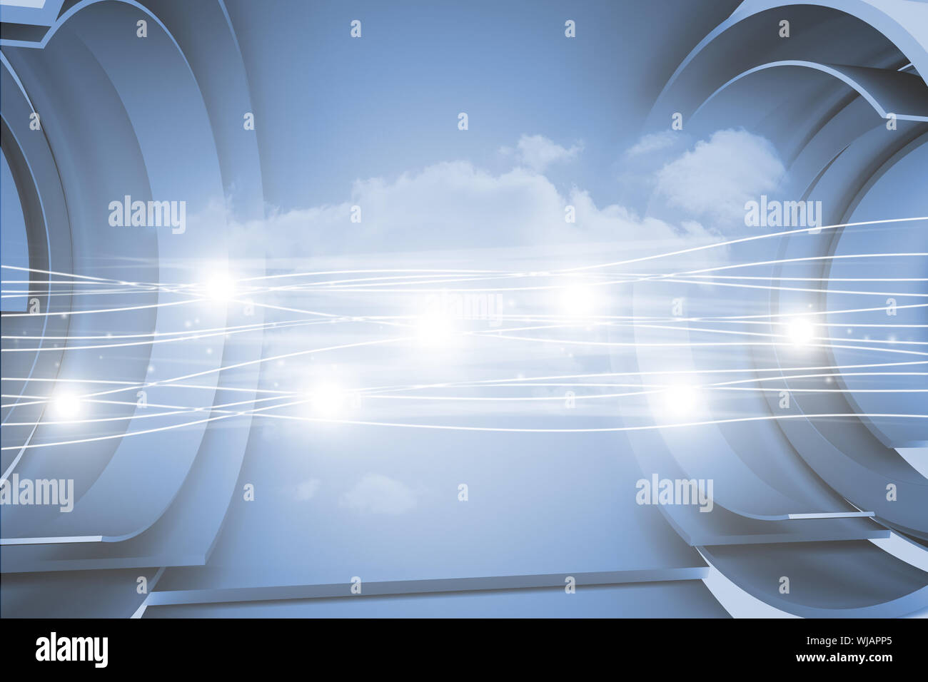 White cloud design hi-res stock photography and images - Alamy