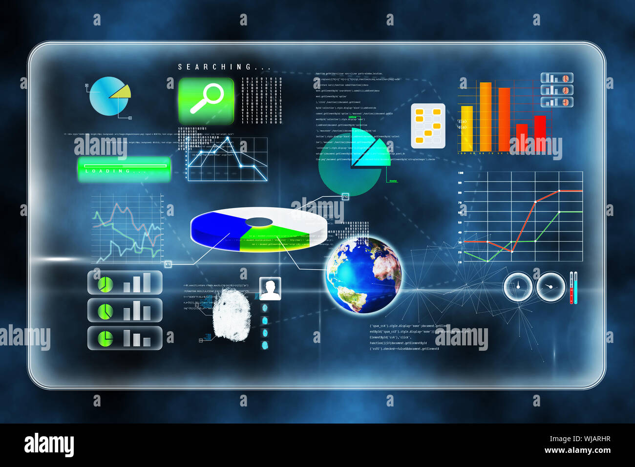 Futuristic technology interface Stock Photo - Alamy