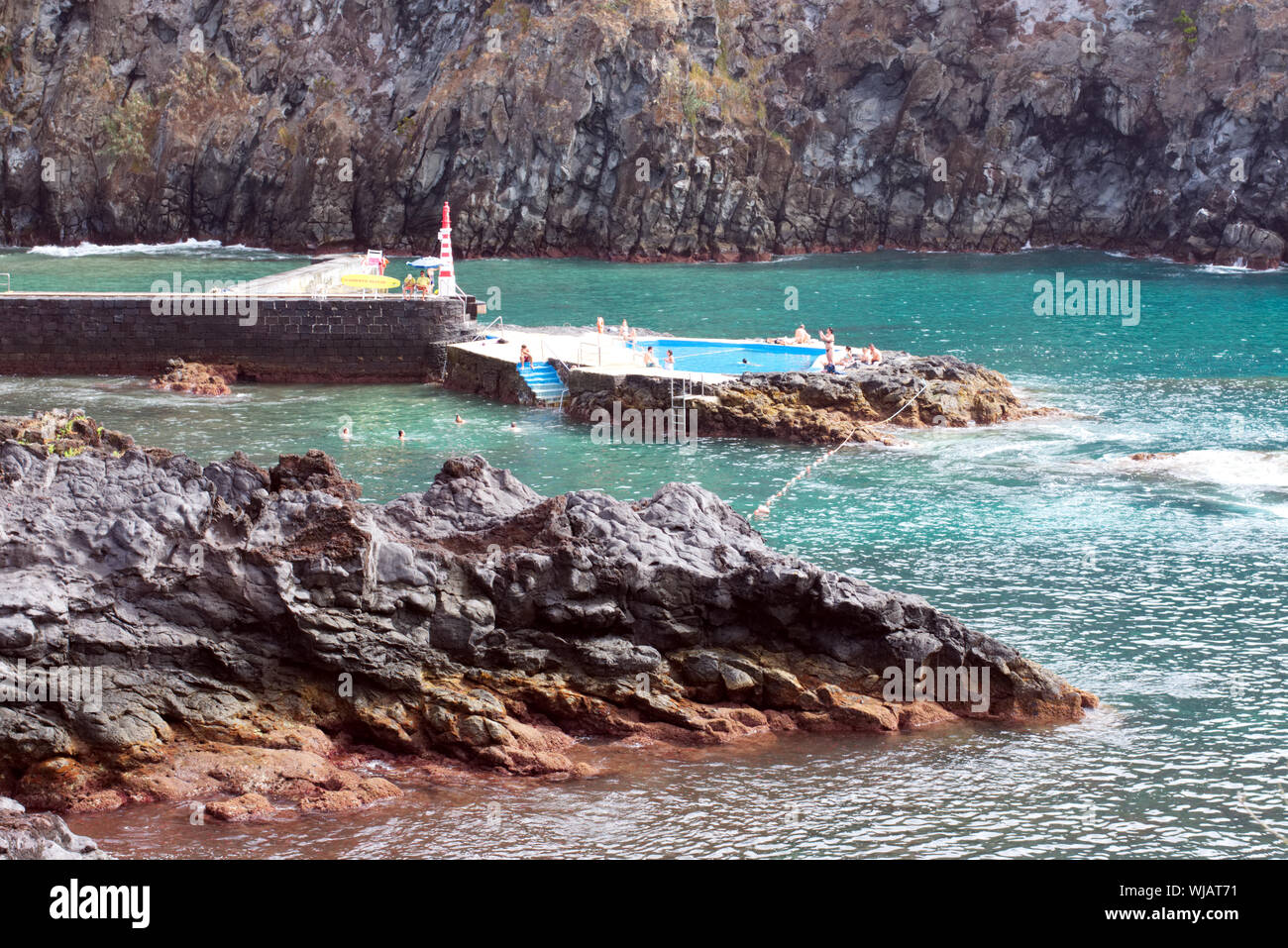 Swimming sea azores pool hi-res stock photography and images - Alamy