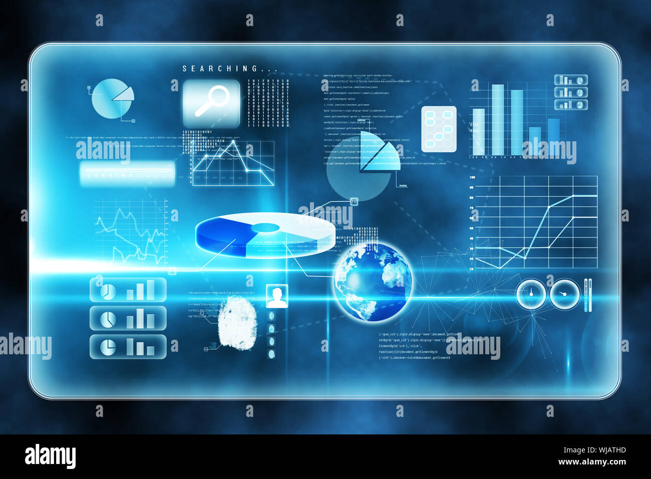 Futuristic technology interface Stock Photo - Alamy