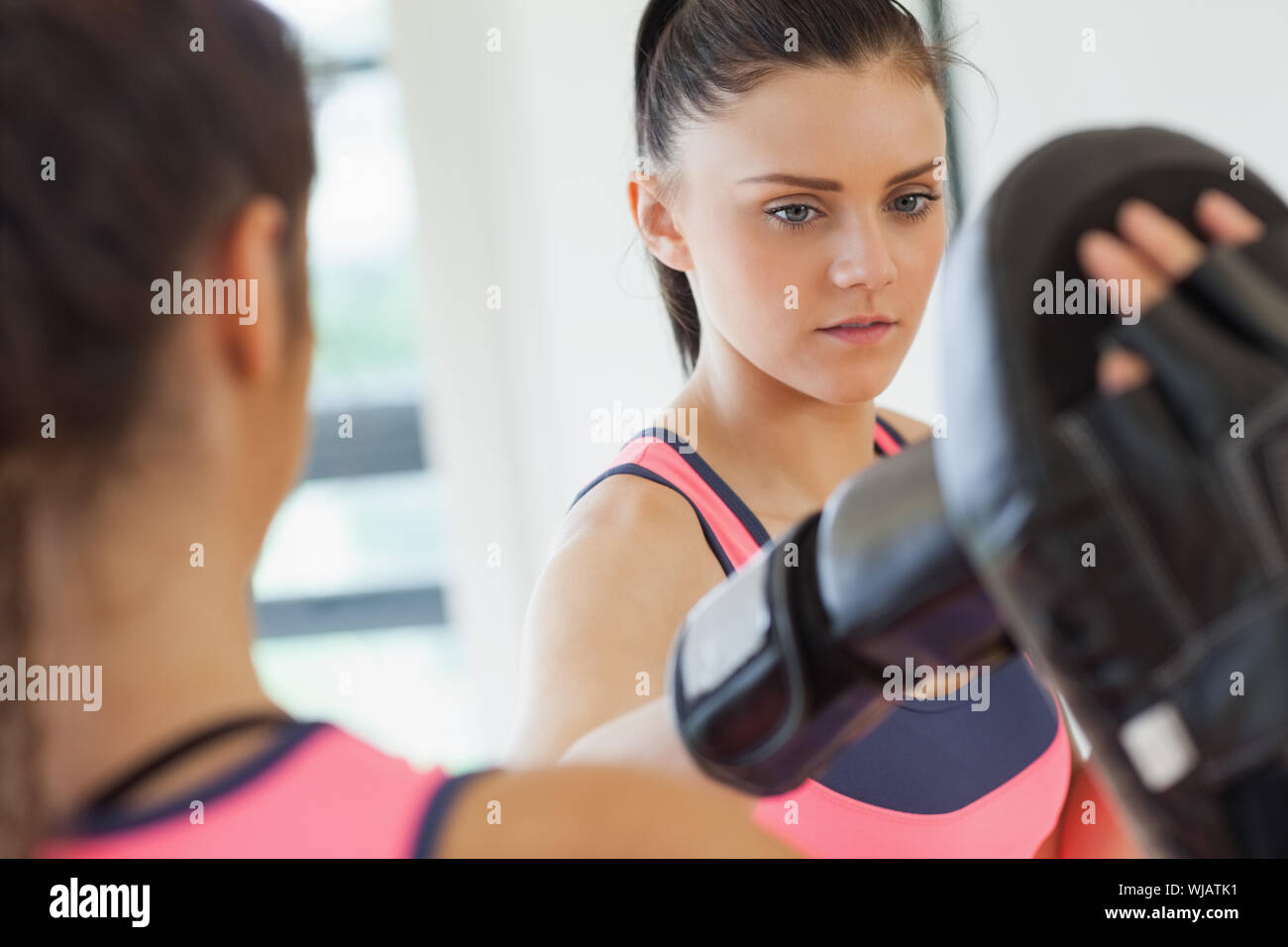 Female boxer punch hi-res stock photography and images - Alamy