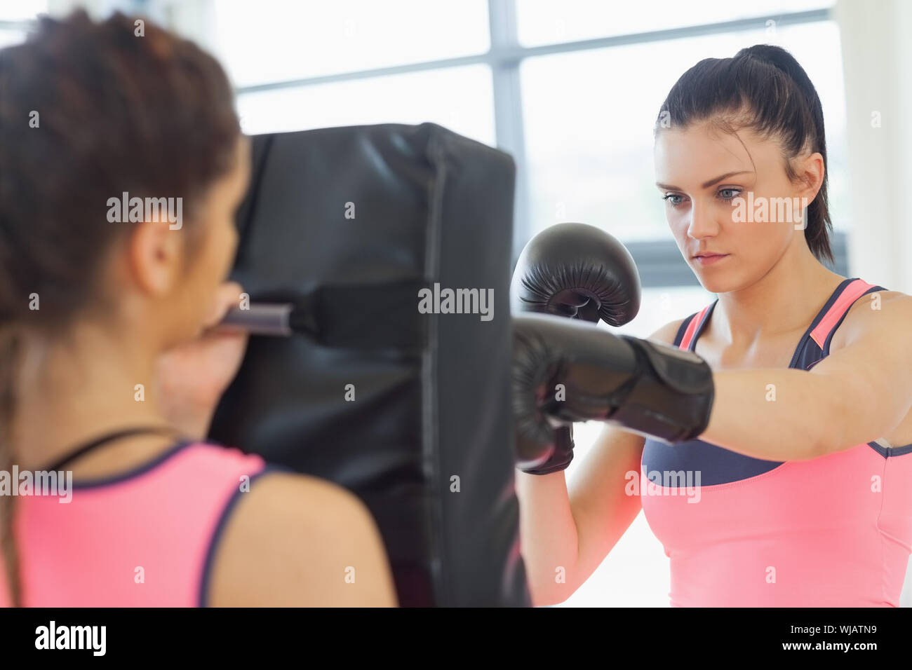 Female boxer punch hi-res stock photography and images - Alamy