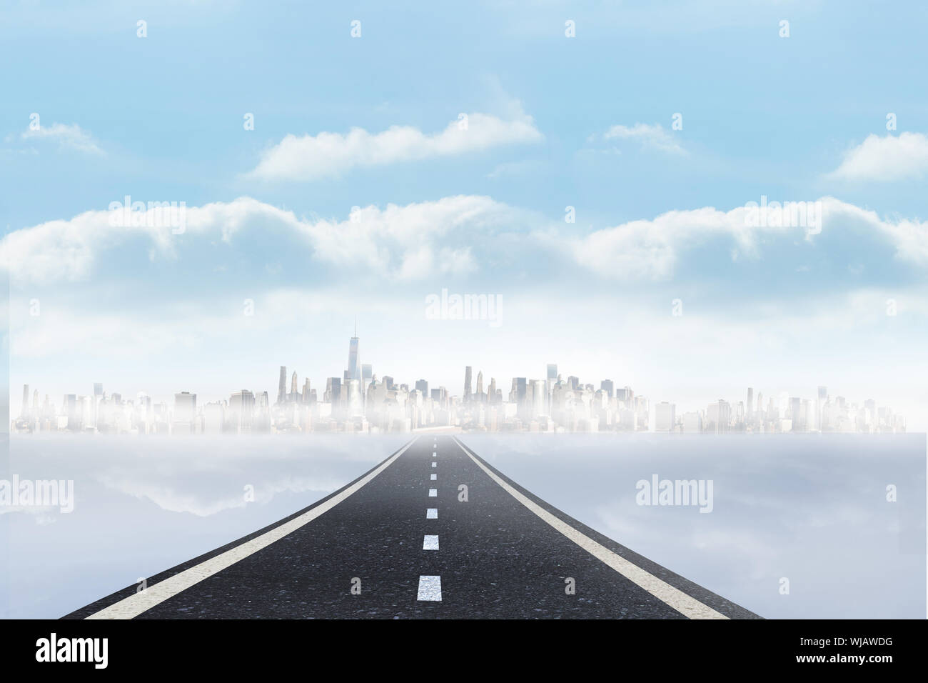 Open road background Stock Photo - Alamy