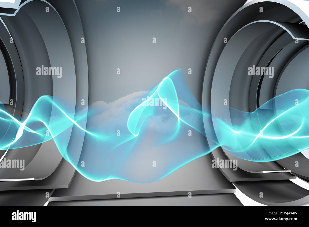 Energy in a futuristic structure Stock Photo - Alamy