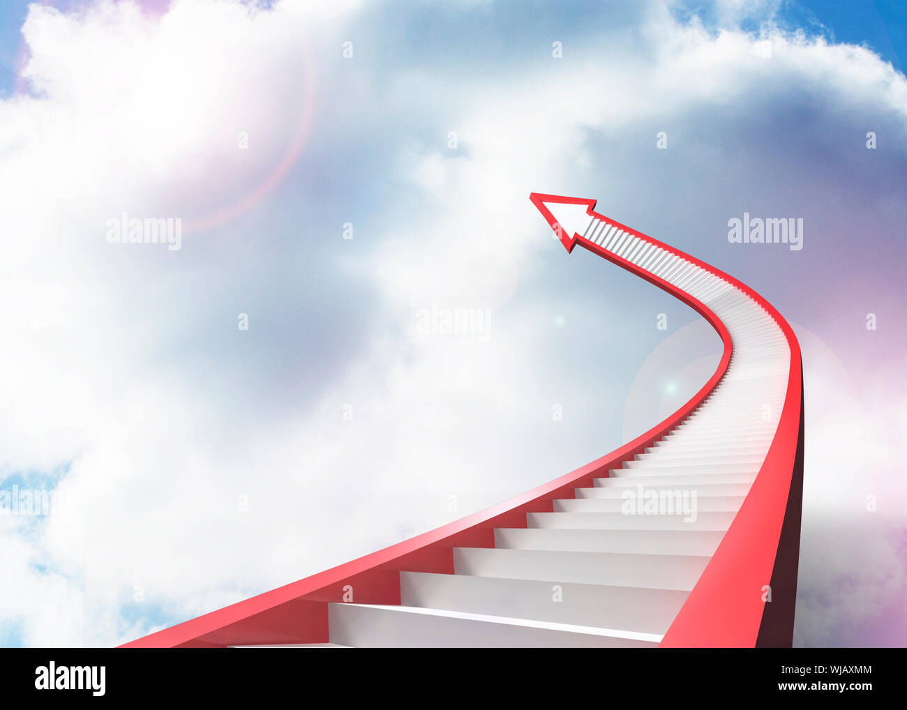 Staircase arrow arrow hi-res stock photography and images - Alamy