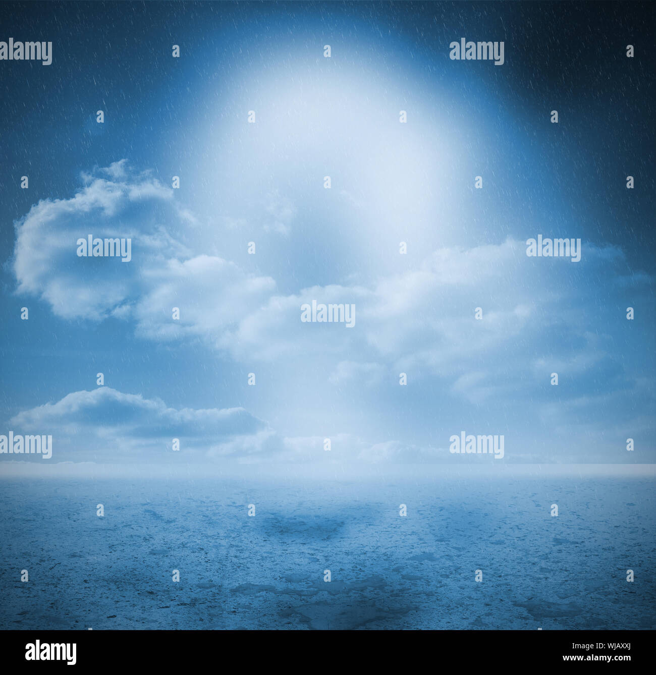 Light blue landscape hi-res stock photography and images - Alamy