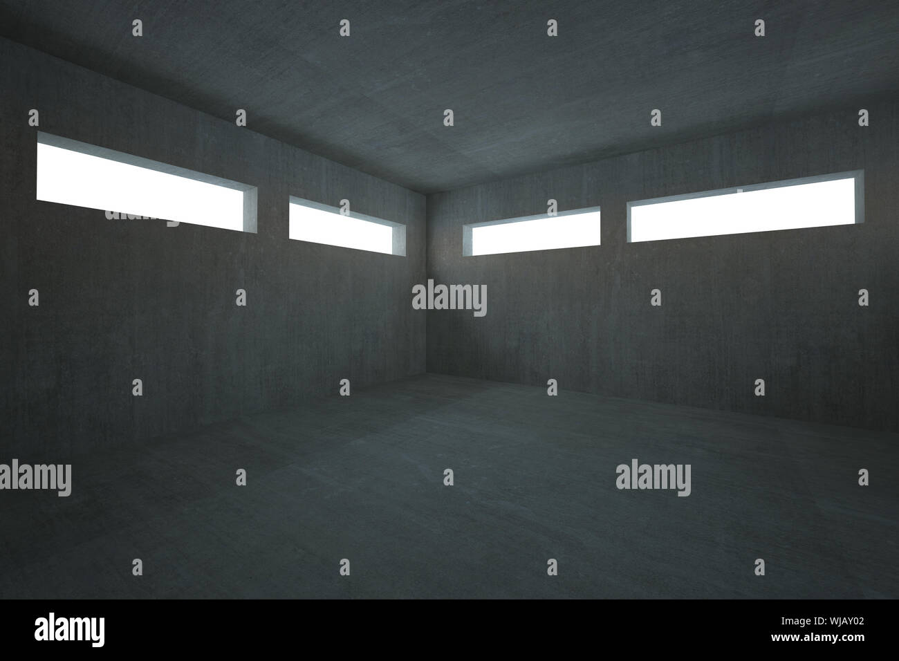 Dark grey room Stock Photo - Alamy
