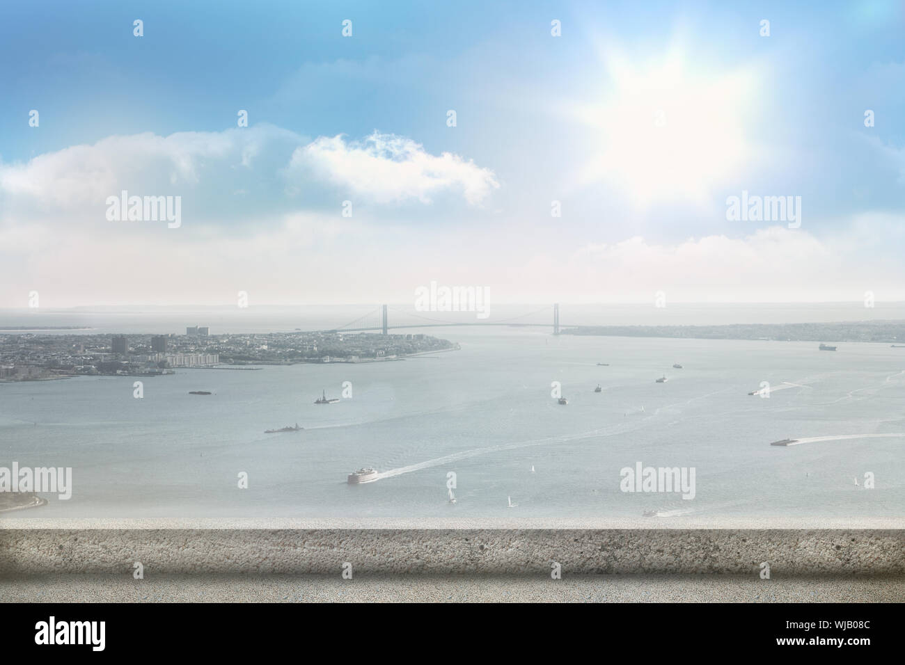 Balcony overlooking city Stock Photo - Alamy Balcony overlooking city Stock Photo - Alamy