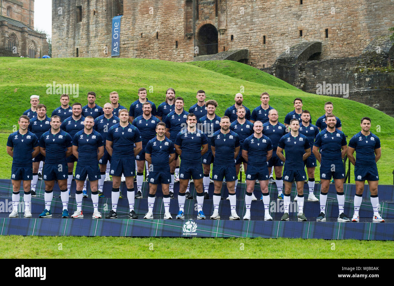 The Scotland Team pictured after the squad announcement at Linlithgow ...