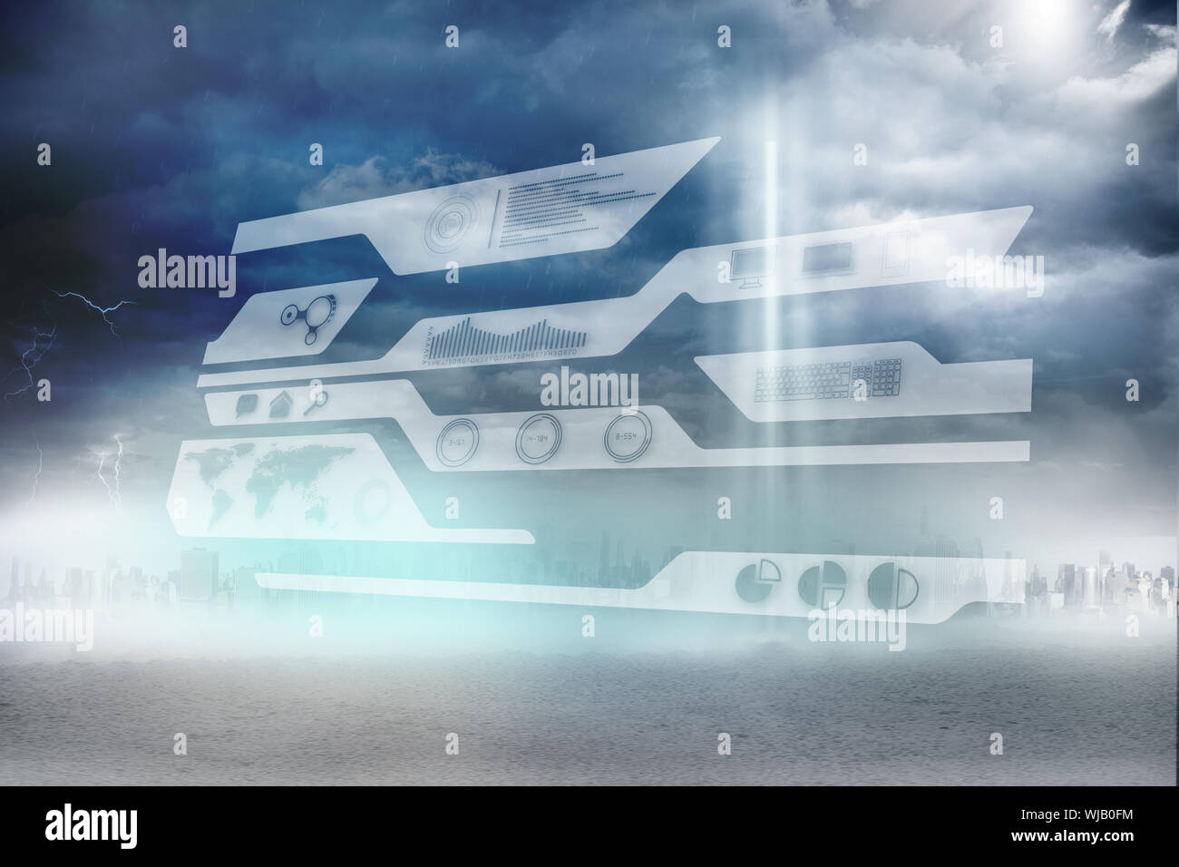 Digital global interface hi-res stock photography and images - Alamy