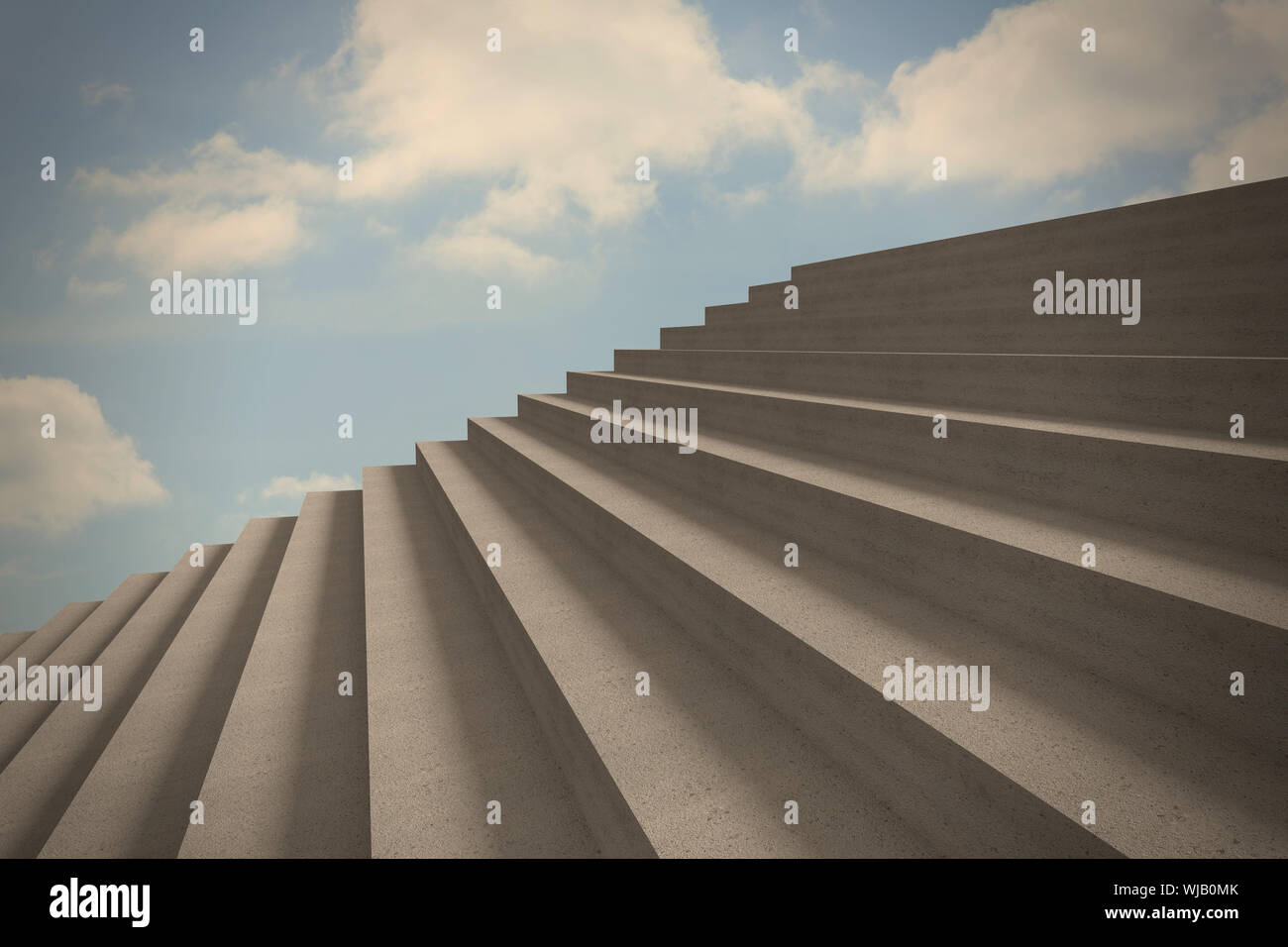 Steps leading upwards hi-res stock photography and images - Alamy