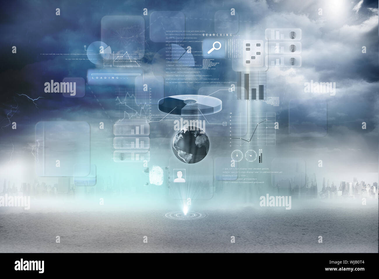 Global technology background Stock Photo - Alamy