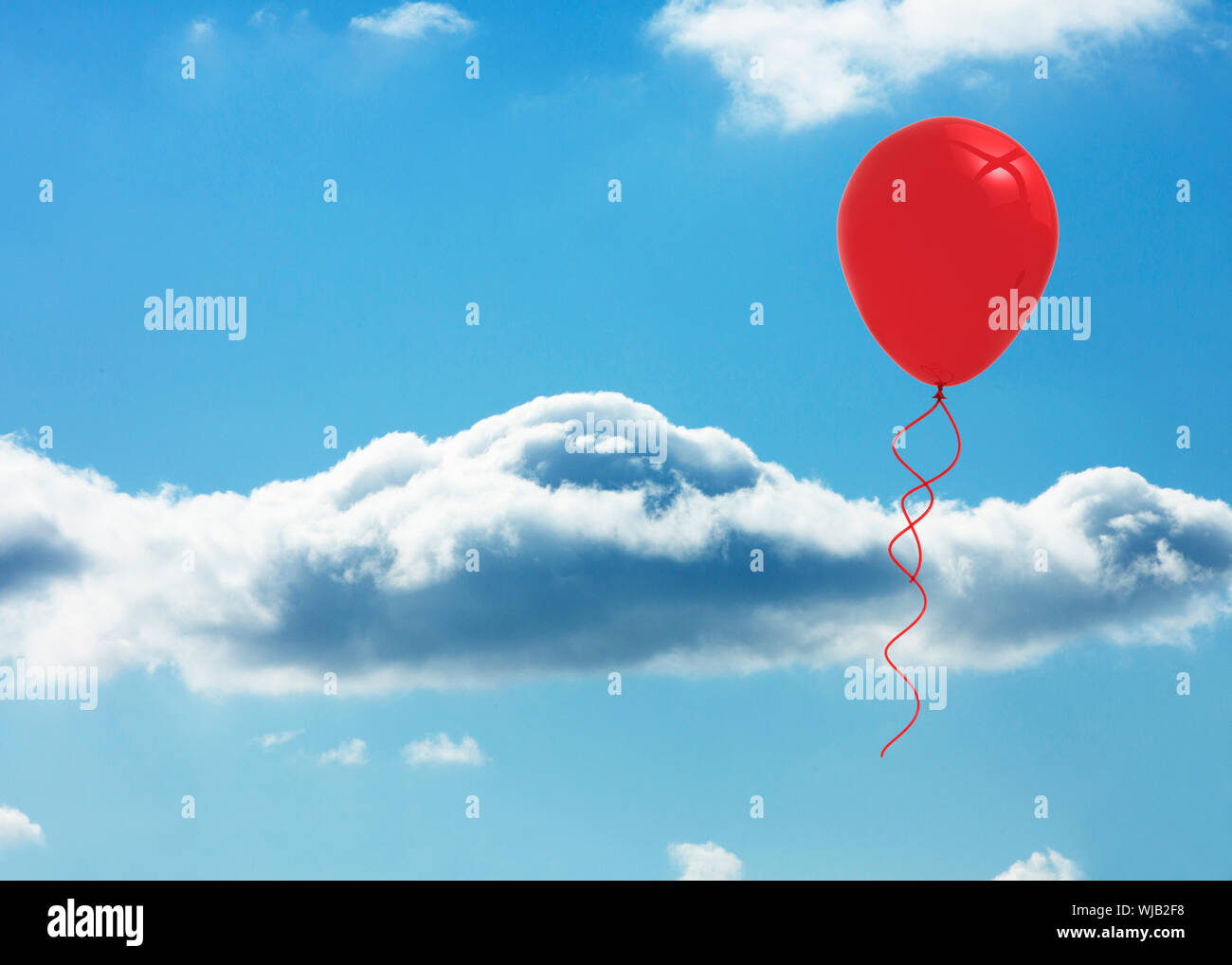 Balloon in the sky Stock Photo - Alamy