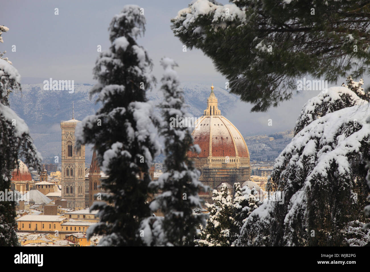 Florence italy snow hi-res stock photography and images - Alamy