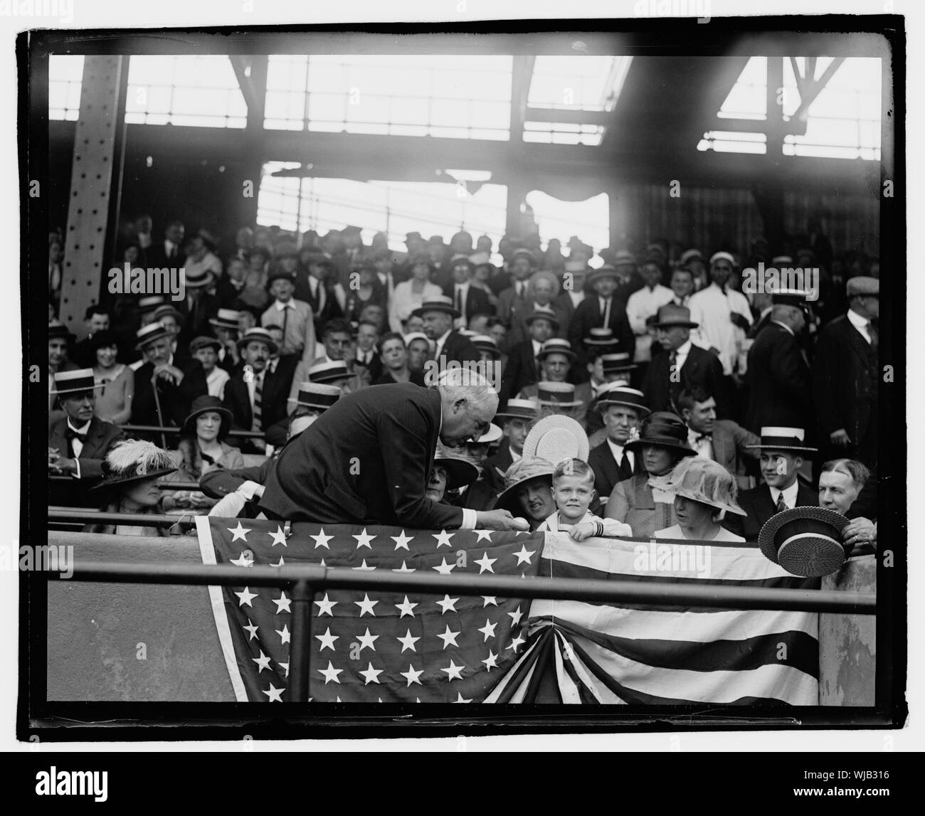 Game attendance Black and White Stock Photos & Images - Alamy