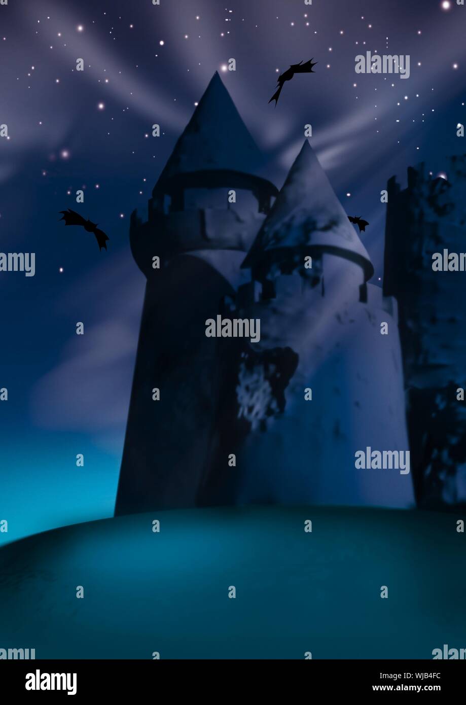 Hand drawn castle hi-res stock photography and images - Alamy