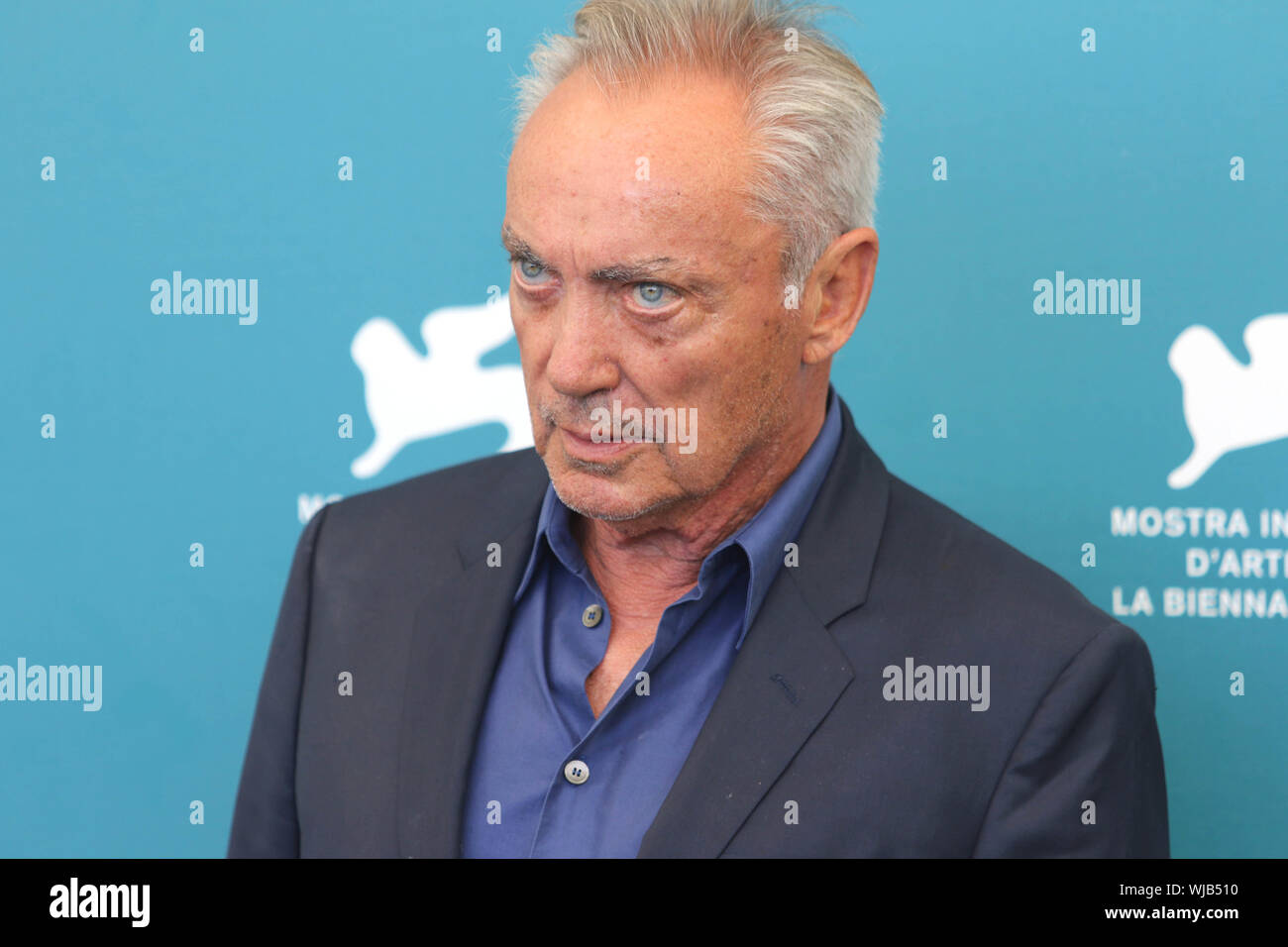 Italy, Lido di Venezia, September 3, 2019 : The german actor Udo Kier ...