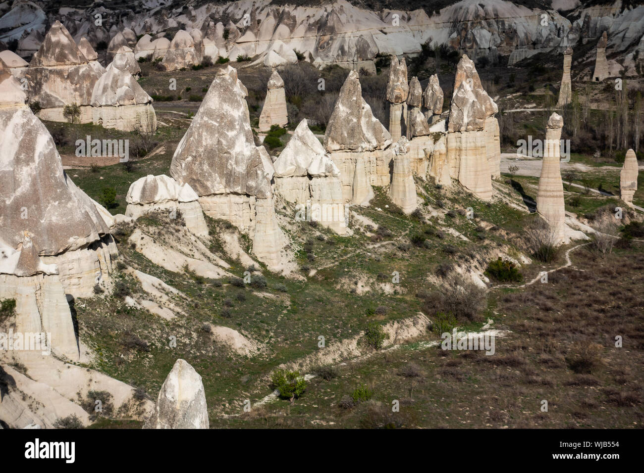 Famous Rock Formations of Cappadocia in Turkey Stock Photo - Alamy