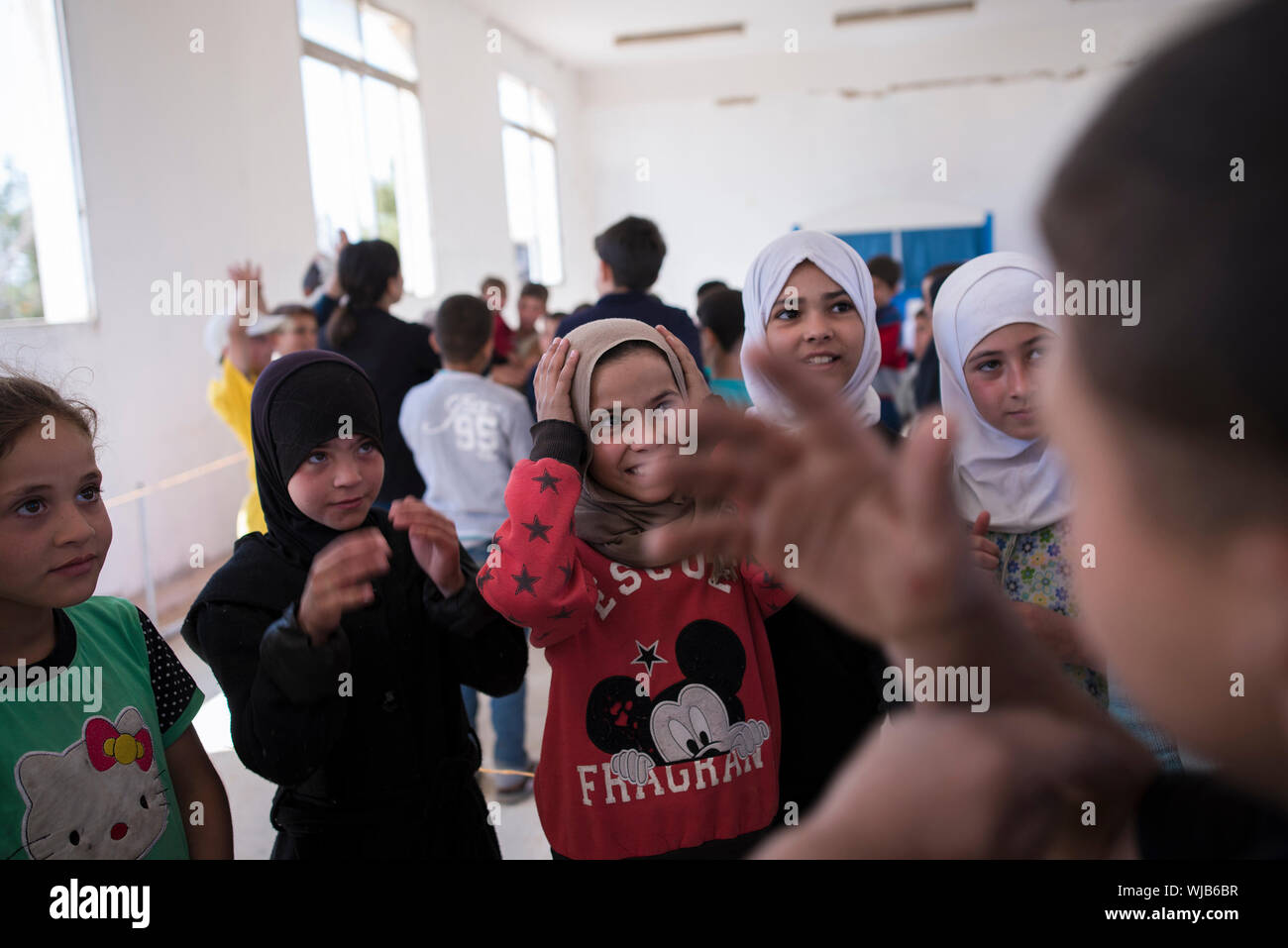 "Kids around Syria" it is a photo series was taken for displaced kids ...