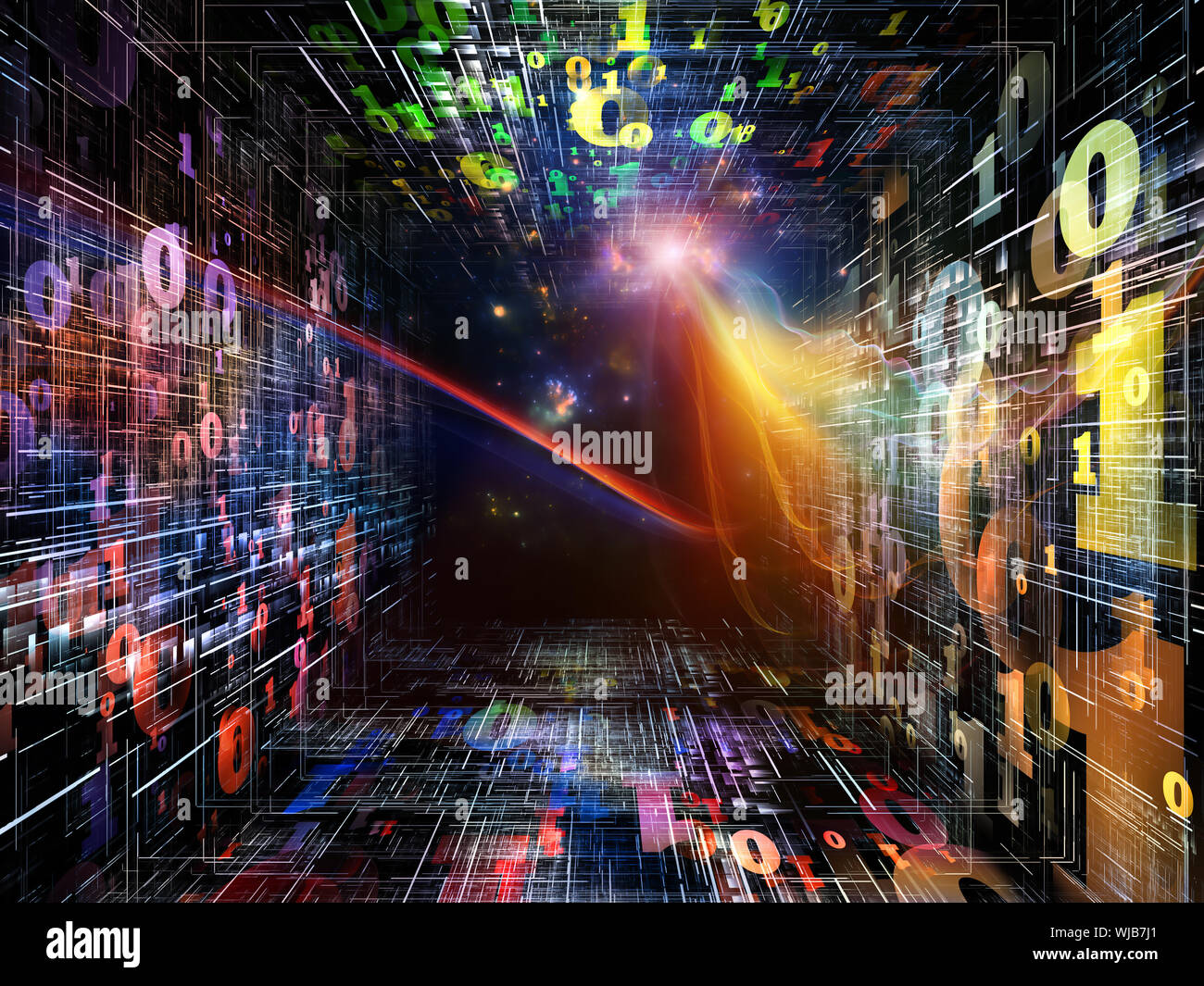 Abstract fluid in motion fractal hi-res stock photography and images ...