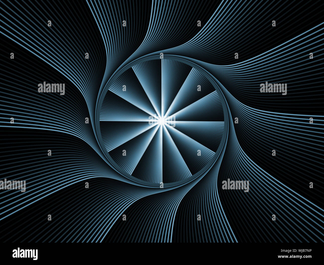 Fractal Burst series. Backdrop composed of fractal radial burst pattern ...