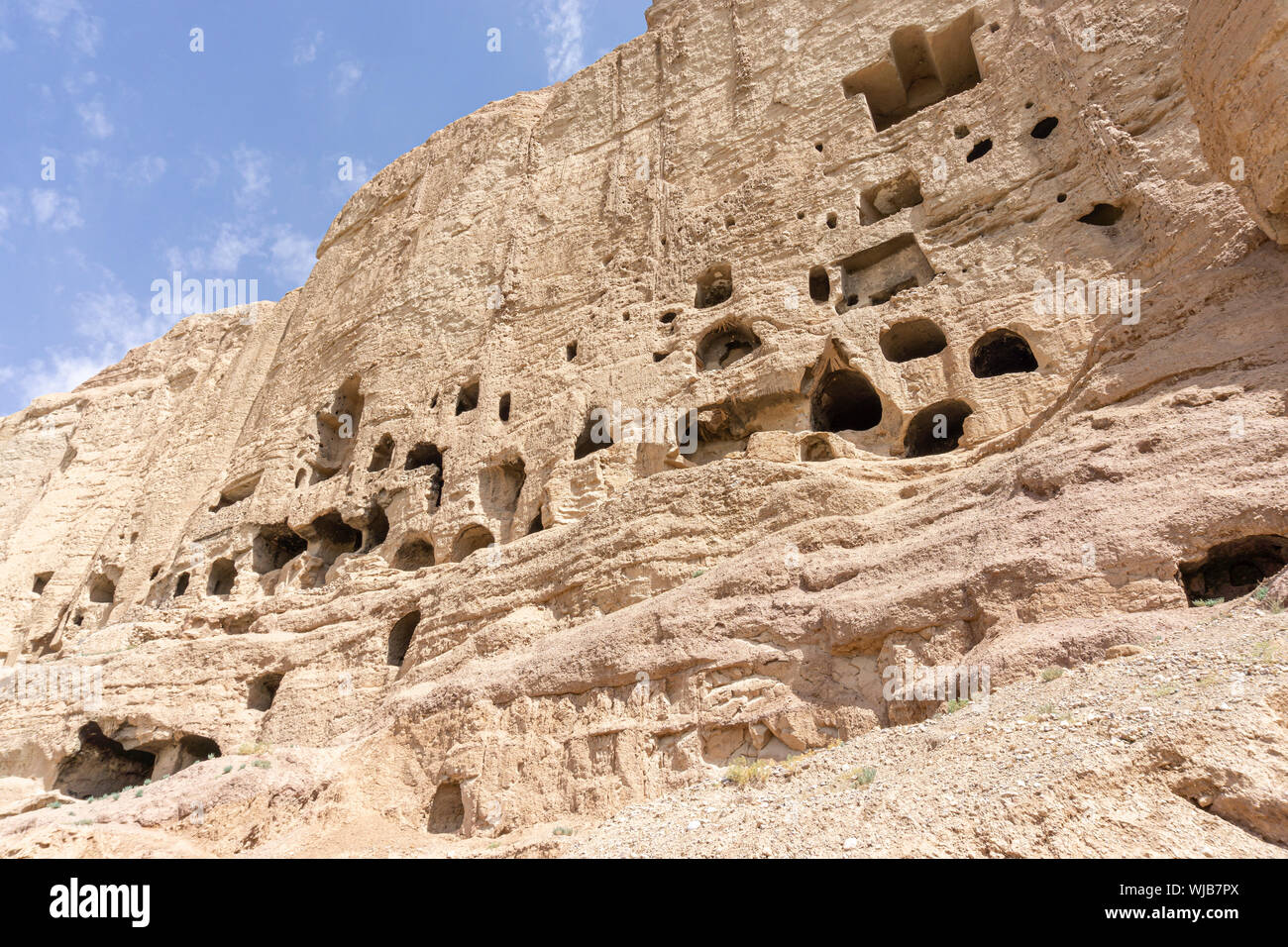 Buddhist cave temples in Bamyan, Afghanistan Stock Photo - Alamy