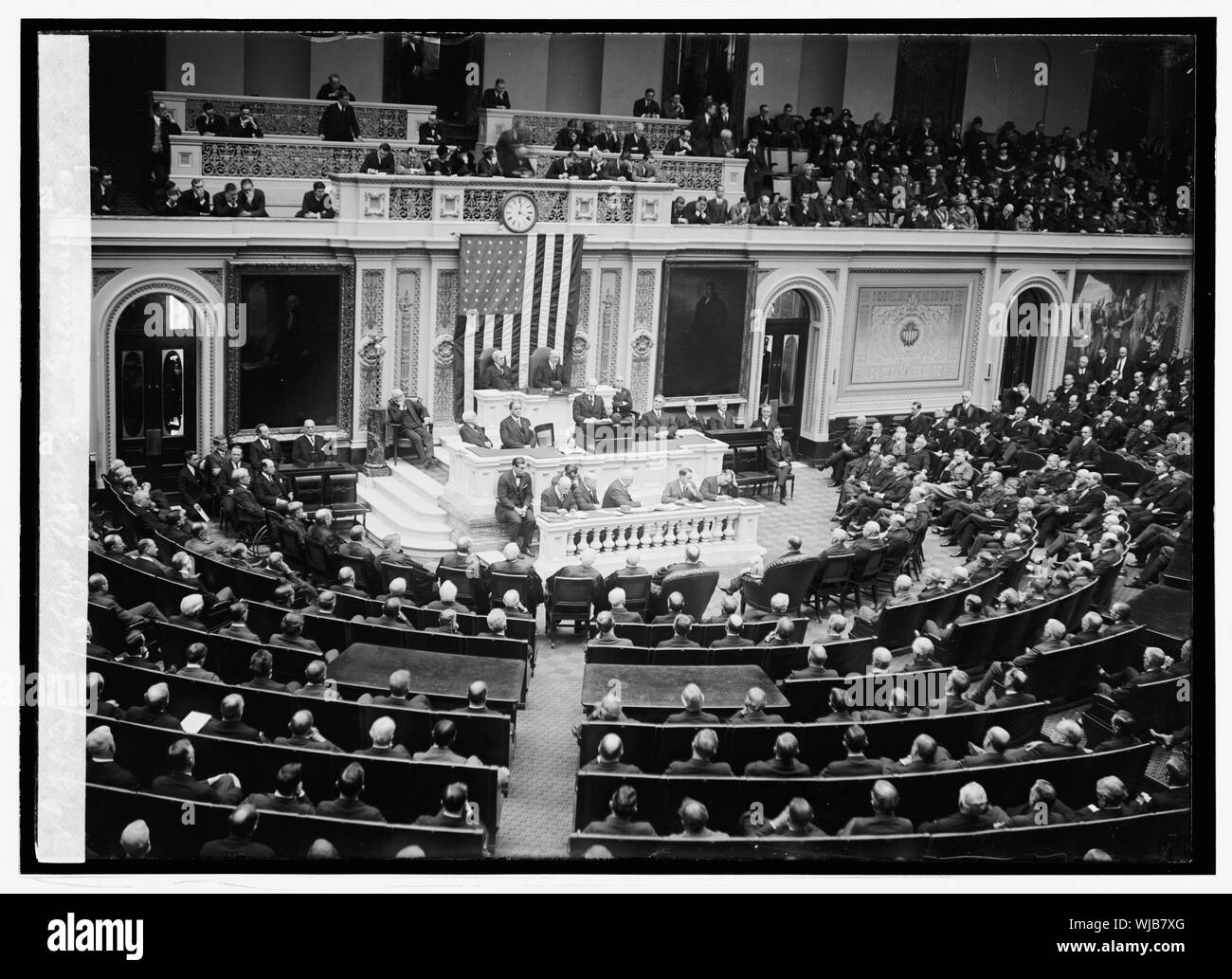 Warren g harding funeral hi-res stock photography and images - Alamy