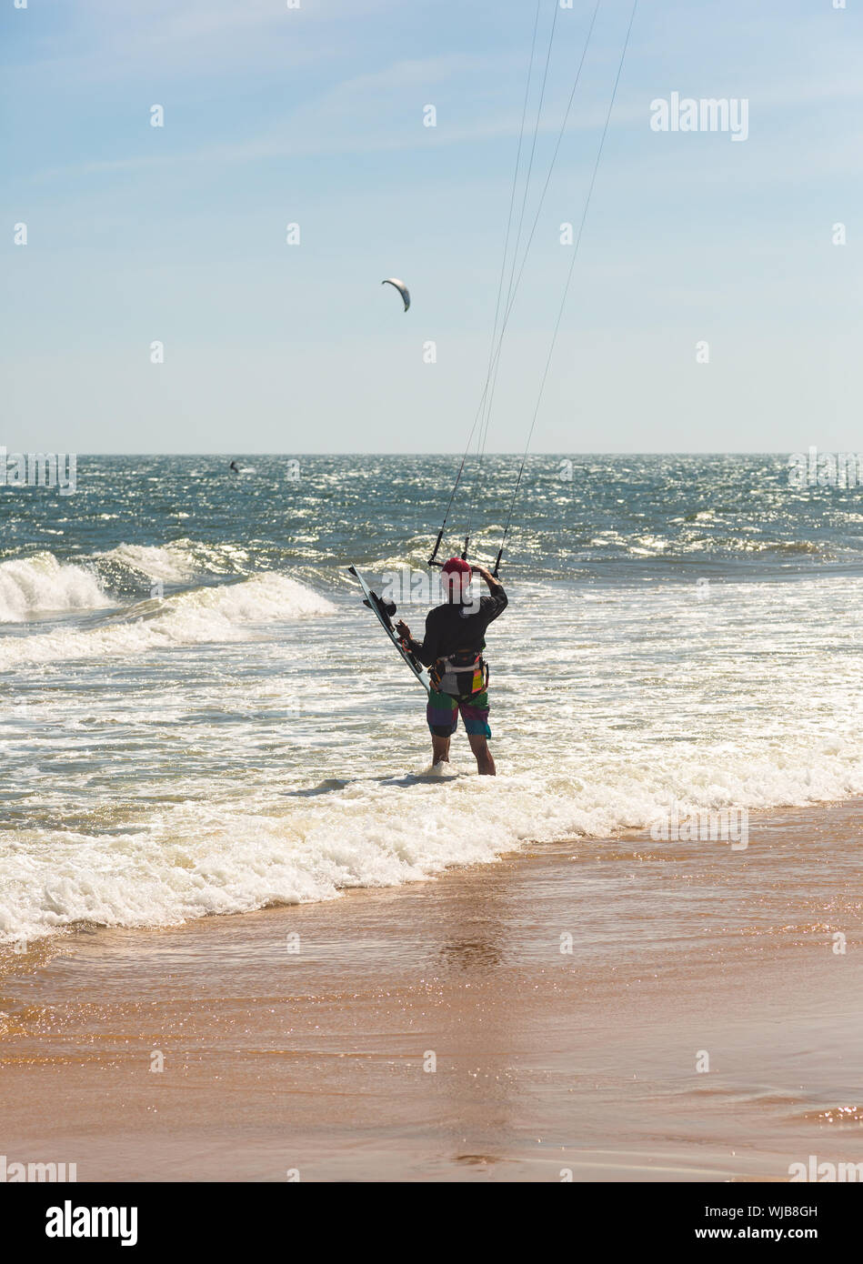 Extreme Sports Kitesurfing Stock Photo - Alamy
