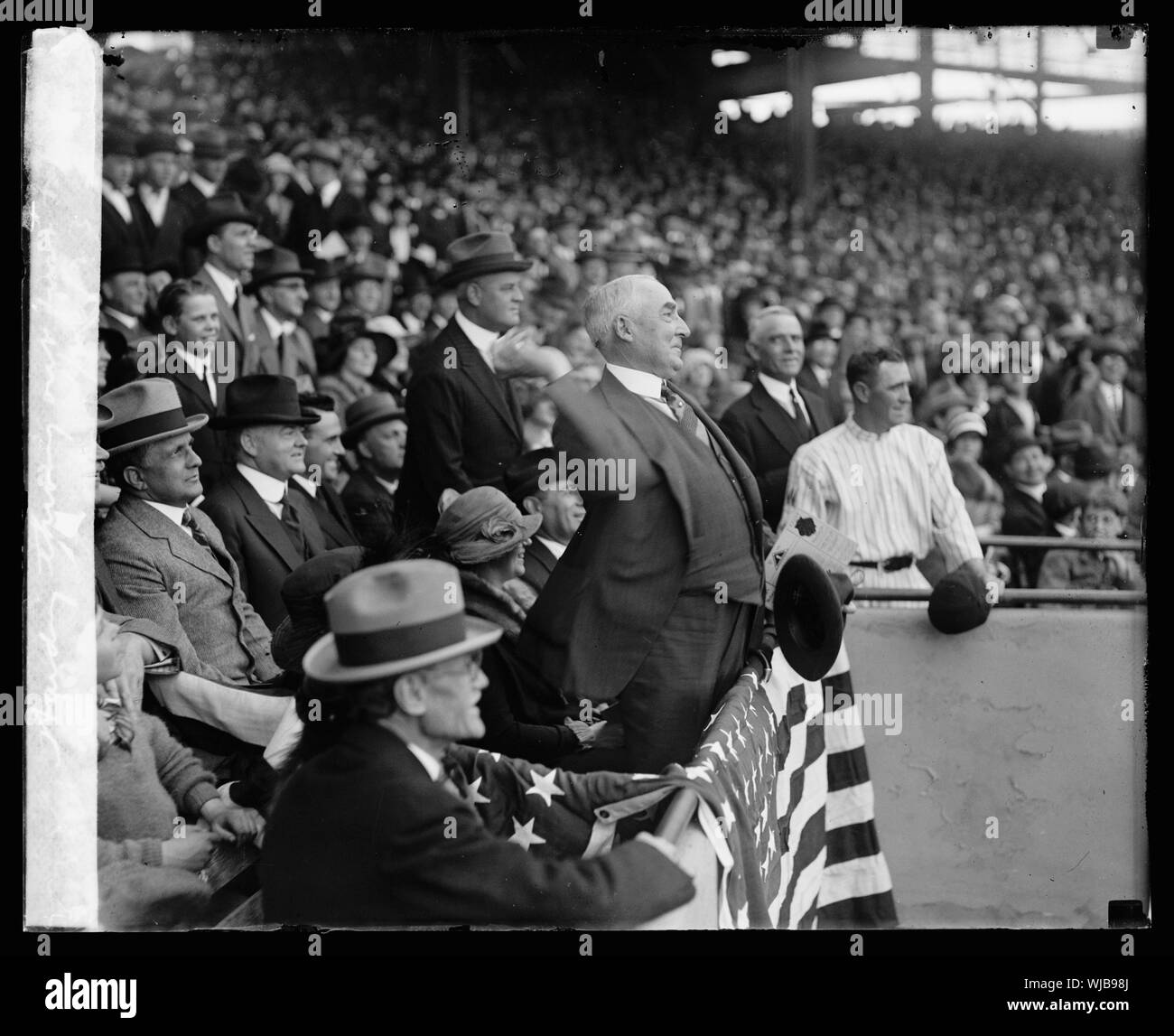 Throwing out first ball hi-res stock photography and images - Alamy