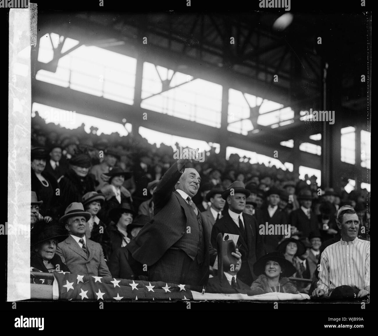 Throwing out first ball hi-res stock photography and images - Alamy
