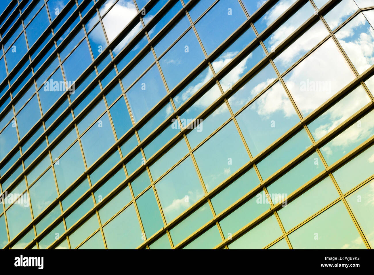 Abstract windows with the sky reflection Stock Photo - Alamy