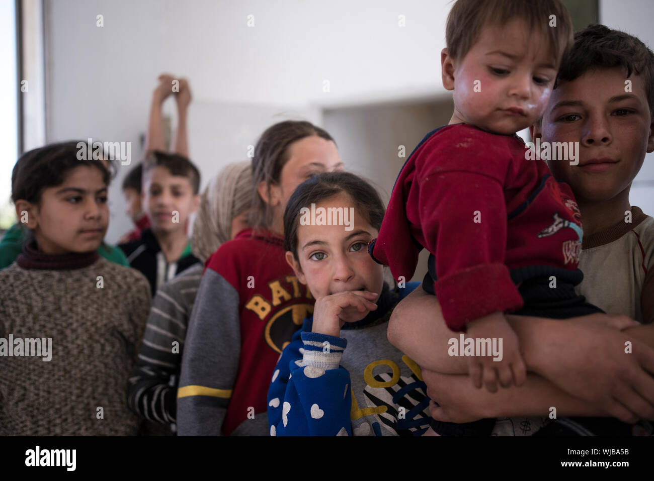 "Kids around Syria" it is a photo series was taken for displaced kids ...