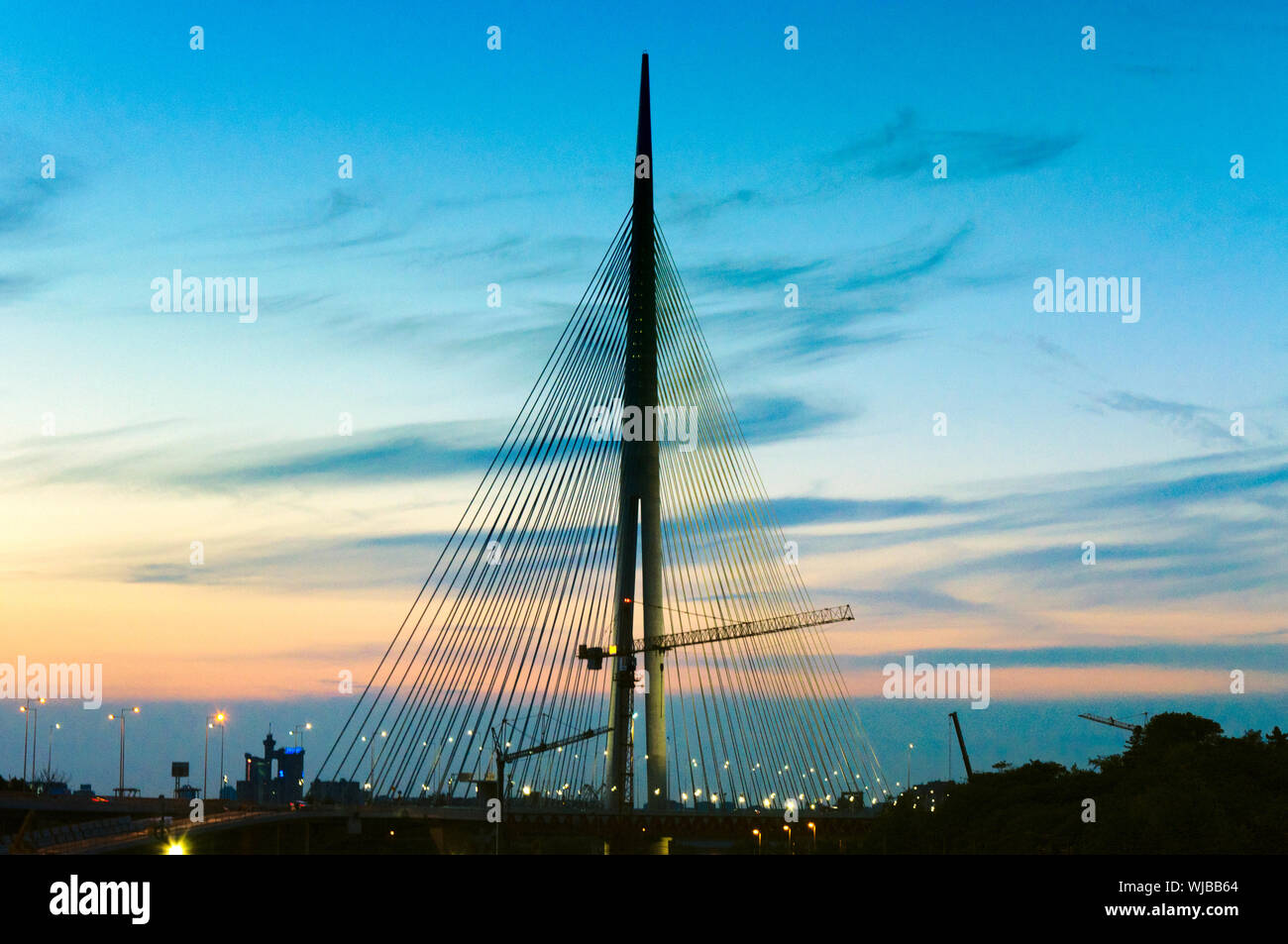 Ada bridge sunset hi-res stock photography and images - Alamy