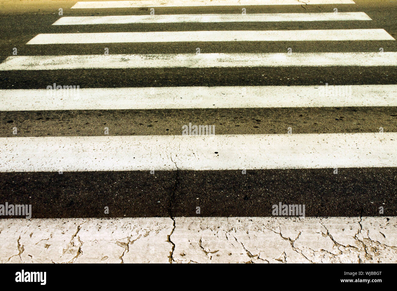 pedestrian crossing on the road Stock Photo - Alamy