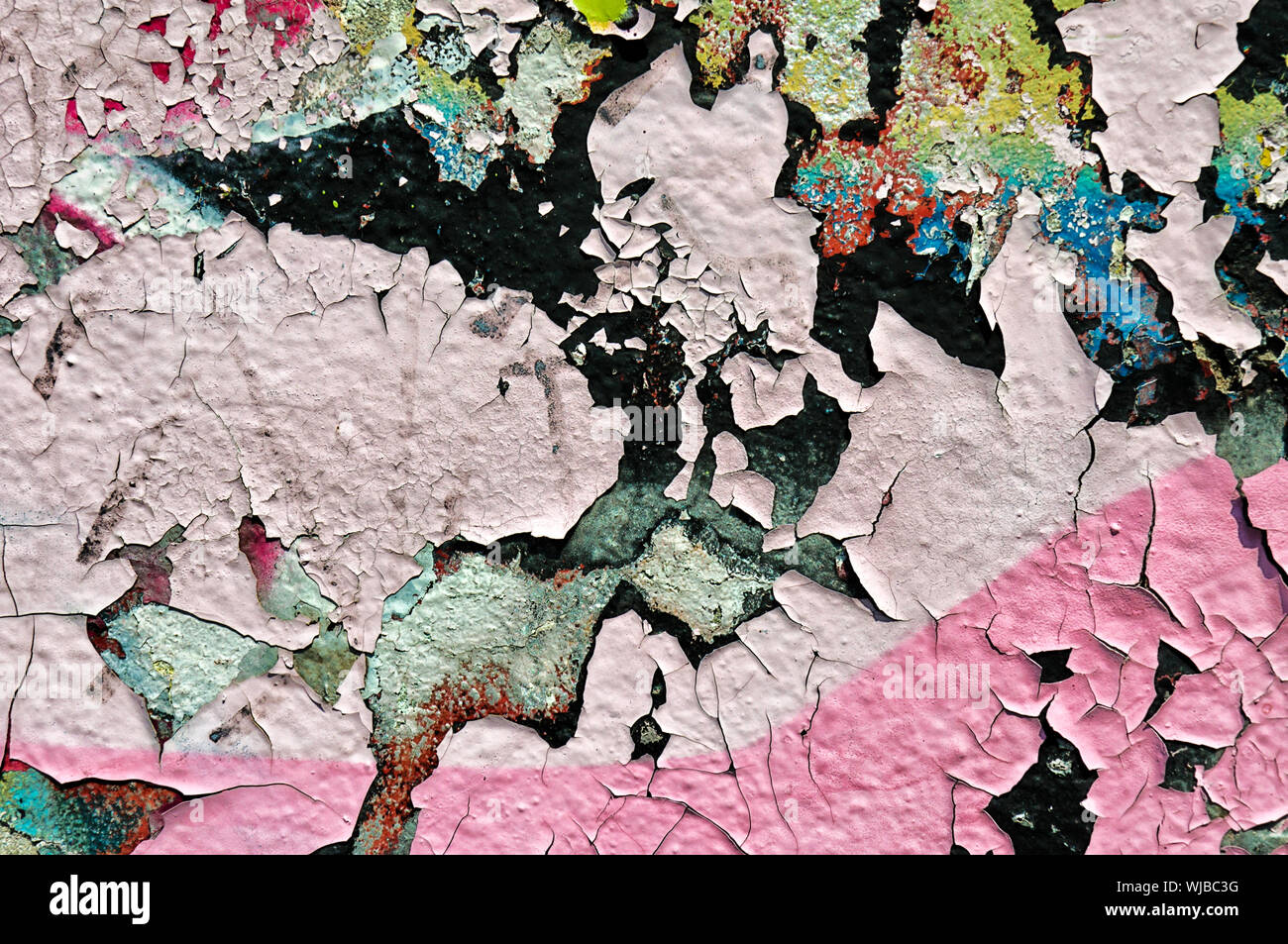 Destorey old artistic wall Stock Photo - Alamy