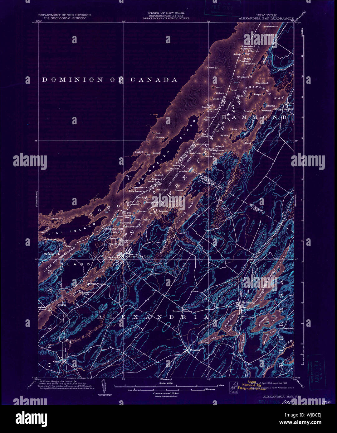 Topographic survey of alexandria hi-res stock photography and images ...