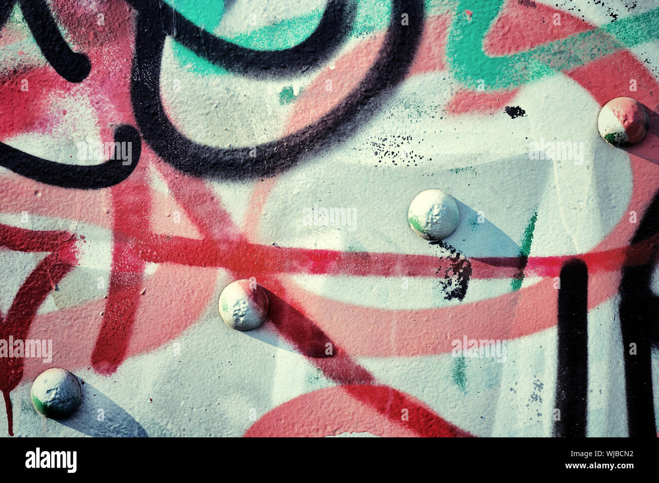 Graffiti and metal as background Stock Photo - Alamy