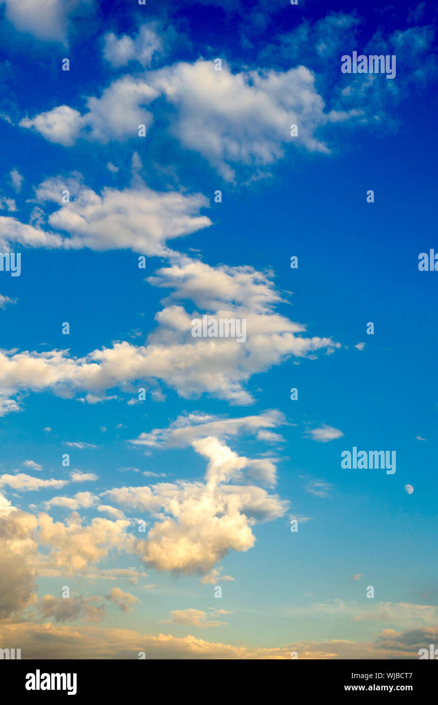 Wonderfull sky vertical background Stock Photo - Alamy