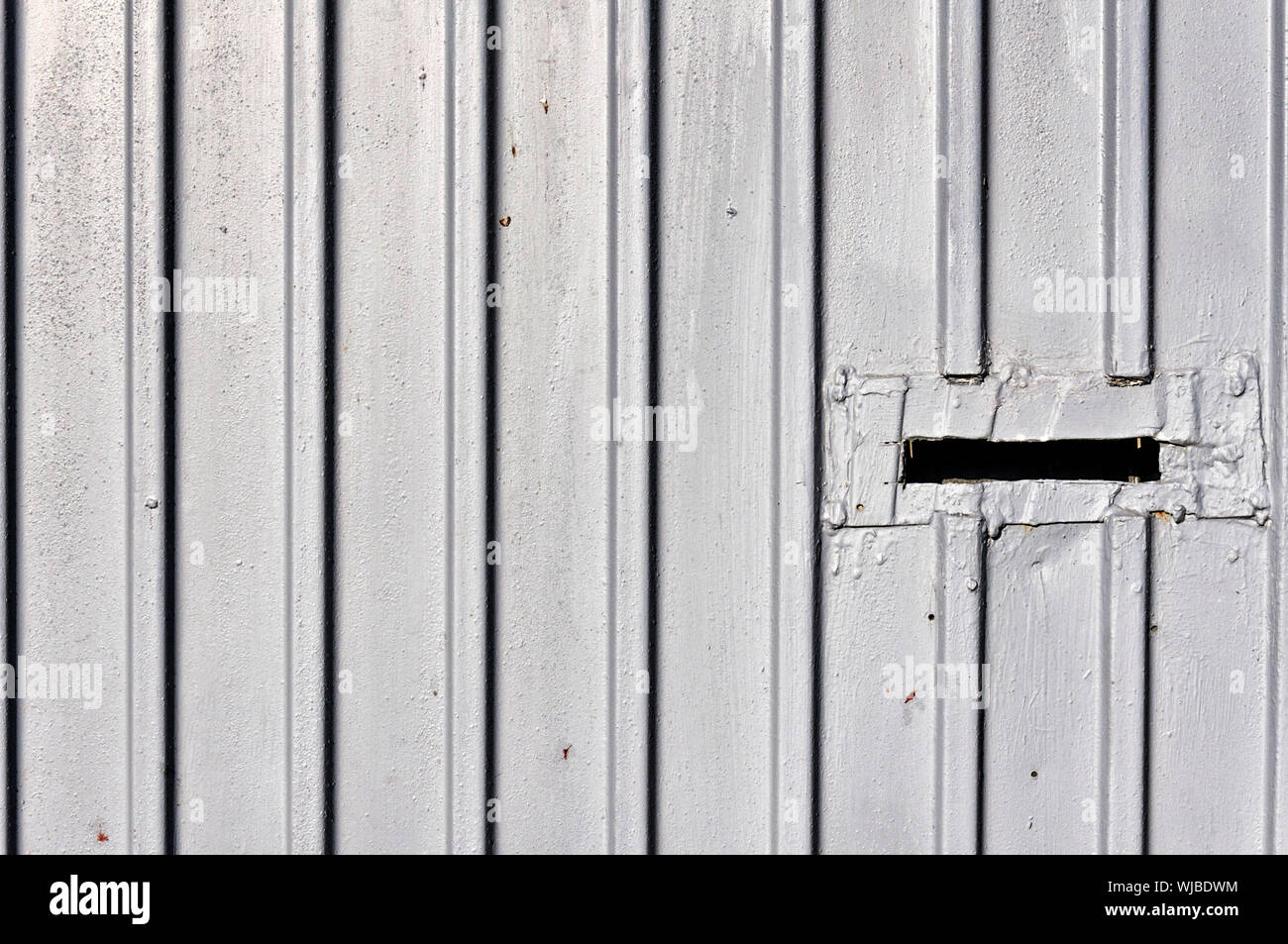 Metal post box background Stock Photo - Alamy